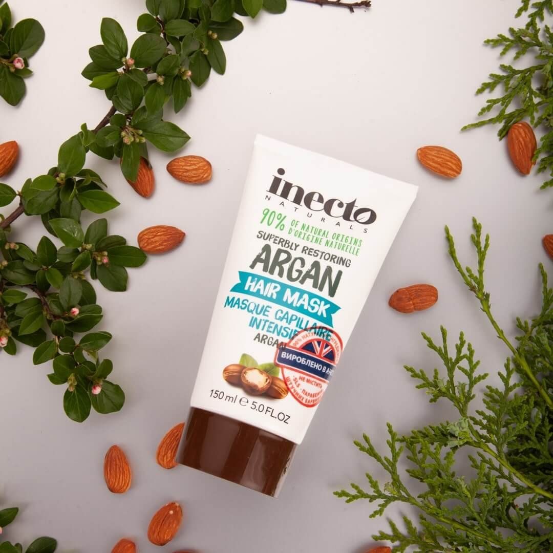 Відновлююча маска для волосся Inecto Naturals Argan Hair Mask - LAMBRE ...